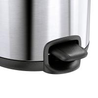 China Sustainable Stainless Steel Pedal Bin for Kitchen Bathroom Waste Bin Trash Bin Dustbin Thin Lid Soft Close Metal Trash Can for sale
