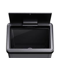 China High Capacity Stainless Steel Trash Can 34.2*24.2*57cm Warrior Series 40L with Detachable Hand Press and Rolling Cover for sale