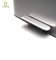 China LOGO PRINT Allowed Square 11.5L*3 Stainless Steel Soft Close Pedal Trash Bin for Recycling in Living Room Office for sale