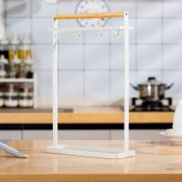 China Kitchen Organiser Standing Metal Hanging Storage Organizer Multifunction Kitchen Organizer Rack Utensils Organizer for sale