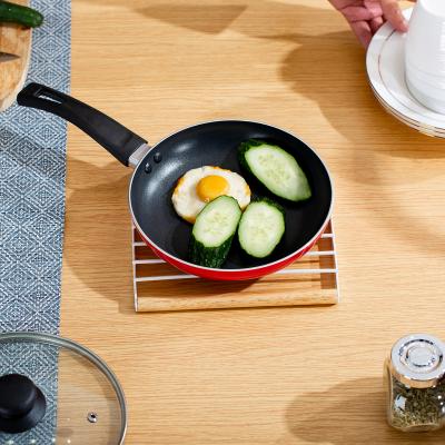 China Kitchen Organiser Metal Bamboo Trivet Cork Mat Hot Pot Pad for sale
