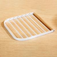 China Kitchen Organiser Metal Bamboo Trivet Cork Mat Hot Pot Pad for sale