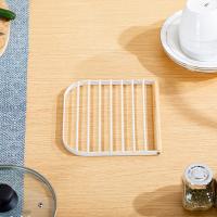 China Kitchen Organiser Metal Bamboo Trivet Cork Mat Hot Pot Pad for sale