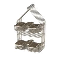 China Hanging Bathroom Organizer Shower Shelf for Inside Shower No Drilling Racks Over Showerhead Rack Shower Caddy for sale