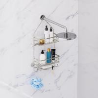 China Bathroom Organizer Shower Caddy Hanging Shower Shelf for Inside Shower No Drilling Racks Over Showerhead BathROOM Rack for sale