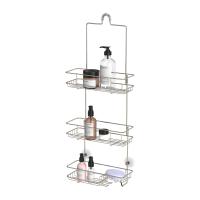 China Showerhead Rack Shower Caddy Hanging Bathroom Organizer Shower Shelf for Inside Shower No Drilling Racks Over for sale