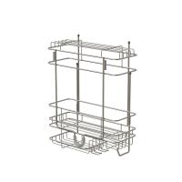 China Showerhead Rack Shower Caddy Hanging Bathroom Organizer Shower Shelf for Inside Shower No Drilling Racks Over for sale
