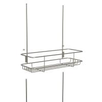 China Showerhead Rack Shower Caddy Hanging Bathroom Organizer Shower Shelf for Inside Shower No Drilling Racks Over for sale