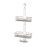 China adjustable Shower Caddy Hanging Bathroom Showerhead Rack Organizer Shower Shelf for Inside Shower No Drilling Racks Over for sale