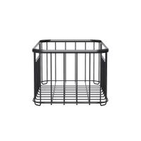 China Household Storage Baskets Organizer Containers For Home Cabinet Pantry Closet Kitchen Fridge Fruit Makeup Metal Wire Basket for sale