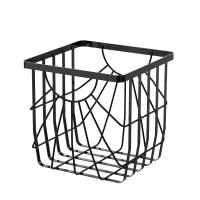 China Utility IRON Storage Baskets Organizer Containers For Home Cabinet Pantry Closet Kitchen Fridge Fruit Makeup Metal Wire Basket for sale