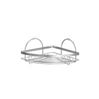 China Easy Install Wall-Mounted Shower Caddy Stainless Steel Corner Shower Rack For Bathroom for sale