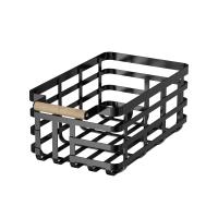 China IRON Storage Baskets Organizer For Home Cabinet Pantry Closet Kitchen Fridge Fruit Makeup Metal Wire Basket for sale
