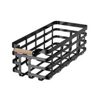 China IRON Storage Baskets Organizer For Home Cabinet Pantry Closet Kitchen Fridge Fruit Makeup Metal Wire Basket for sale