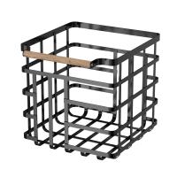 China IRON Storage Baskets Organizer For Home Cabinet Pantry Closet Kitchen Fridge Fruit Makeup Metal Wire Basket for sale