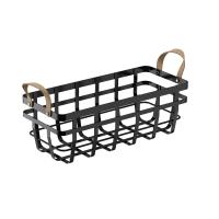 China Utility Storage Baskets Organizer Containers For Home Cabinet Pantry Closet Kitchen Fridge Fruit Makeup Metal Basket for sale