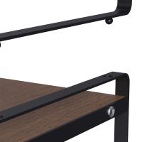 China MDF Standing Type Wood Element Modern Design Household Multifunctional Stylish Metal Kitchen Organizer for sale