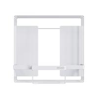 China Magnetic Attraction Shower Rack With Towel Holder Wall Mounted Bathroom Organizer Bathtub Cover And Shower Chair Organizer for sale