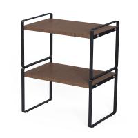 China Standing Type Wood Element Modern Design Organizer Household Multifunctional Stylish Metal Kitchen Organizer for sale