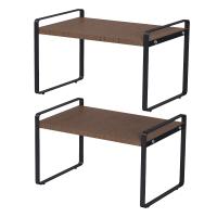 China Standing Type Wood Element Modern Design Organizer Household Multifunctional Stylish Metal Kitchen Organizer for sale