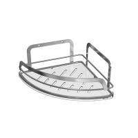 China Household Multifunction Bathroom Organizer Suction Cup Iron Wire Rack Stainless Steel No Drilling Wall Mounted Shower Caddy for sale