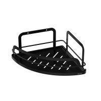 China Stylish Metal Bathroom Organizer Suction Cup Iron Wire Rack Stainless Steel No Drilling Wall Mounted Shower Caddy for sale