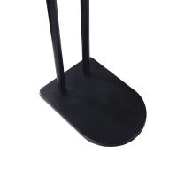 China Standing Household Bathroom Metal FOLDABLE Compact Freestanding Hand Towel Holder for sale