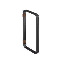 China Foldable Removable Rectangle Household Bathroom Metal FOLDABLE Compact Freestanding Towel Holder for sale
