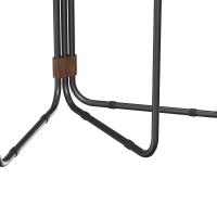 China Foldable Removable Rectangle Household Bathroom Metal FOLDABLE Compact Freestanding Towel Holder for sale