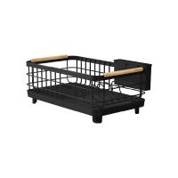 China Metal Kitchen Dish Bowl Drying Wire Racks With Detachable Plastic Drip Tray for sale