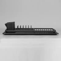 China Home Basic Rustproof Aluminum Dish Rack With Draining Board And Utensil Holder for sale