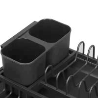 China Compact Aluminum Dish Drainer Wire Racks For Kitchen Household for sale