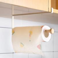 China Kitchen Organiser Metal Kitchen Paper Holder Cabinet Closet Tissue Holder Paper Towel Holder for sale