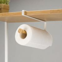 China Kitchen Organiser Metal Kitchen Paper Holder Cabinet Closet Tissue Holder Paper Towel Holder for sale