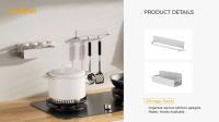China Household Magnetic Attraction Kitchen Organizer No Drilling Wall Mounted Tissue Holder Kitchen Paper Holder for sale