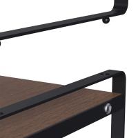 China MDF Standing Type Wood Element Modern Design Household Multifunctional Stylish Metal Kitchen Organizer for sale