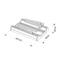 China DISTANT MOUNTAINS Series Foldable Kitchen Organizer Expandable Pot Lid Holder Pan Holder for sale