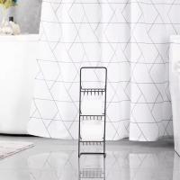 China Bathroom Standing Paper Dispenser Toilet Tissue Paper Roll Storage Shelf Toilet Paper Holder for sale