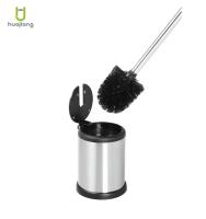 China Hassle-Free Bathroom Cleaning Experience With Economic Stainless Steel Toilet Brush And Automatic Open Holder for sale