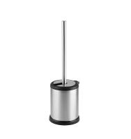China Economic Stainless Steel Toilet Brush With Easy Automatic Open Holder And Anti-Bacterial PP Brush Filament for sale