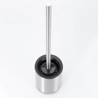 China Bathroom Round TPR Toilet Bowl Cleaning Brush With Holder Free Standing for sale