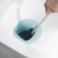 China TPR 2.0 Stainless Steel Toilet Cleaning Brush And Holder Set Modern Design for sale