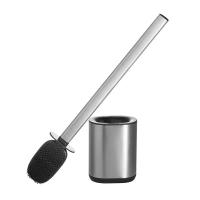 China TPR 2.0 Stainless Steel Toilet Cleaning Brush And Holder Set Modern Design for sale