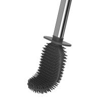 China TPR 2.0 Stainless Steel Toilet Cleaning Brush And Holder Set Modern Design for sale