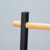 China 21*18*67cm Multifunctional Matt White Toilet Roll Holder Stand And Bamboo Toilet Brush Set With Modern Design For Your for sale