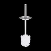 China Toilet Brush And Holder Set Dia.10.3*38.4CM Stainless Steel For Bathroom Maintenance Accessory for sale