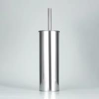 China Toilet Brush And Holder Set Dia.10.3*38.4CM Stainless Steel For Bathroom Maintenance Accessory for sale