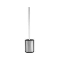China Powder Coating TPR Toilet Cleaning Brush With Holder Freestanding Custom Logo for sale