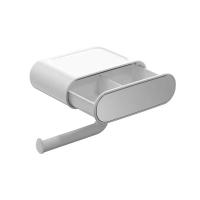 China Stainless Steel Bathroom Toilet Brush And Roll Holder Set OEM Free Standing for sale