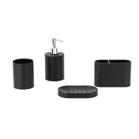 China plastic Bathroom Accessories Set Foam Dispenser Soap Dispenser Toothbrush Holder Soap Dish for sale